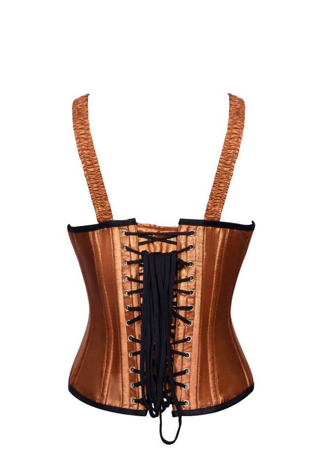 Online Sale upto 70% on Apricot Silk Shoulder Strap Corsets – CorsetsNmore